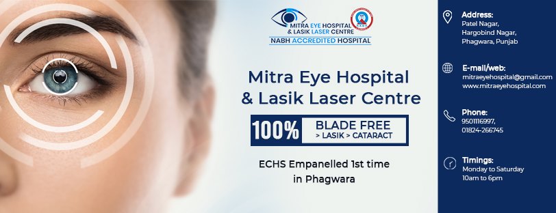 Mitra Eye Hospital & Lasik Laser Centre | Eye Specialists In Phagwara
