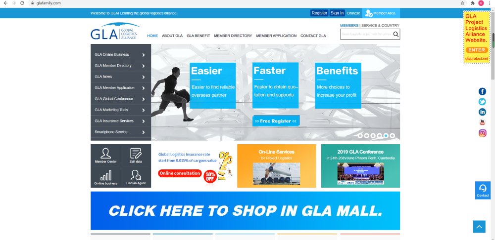 Gla Family | Global freight forwarders network | eBizBio